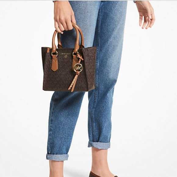 Michael Kors | Bags | Nwt Mk Michael Kors Kris Small Logo Satchel ...